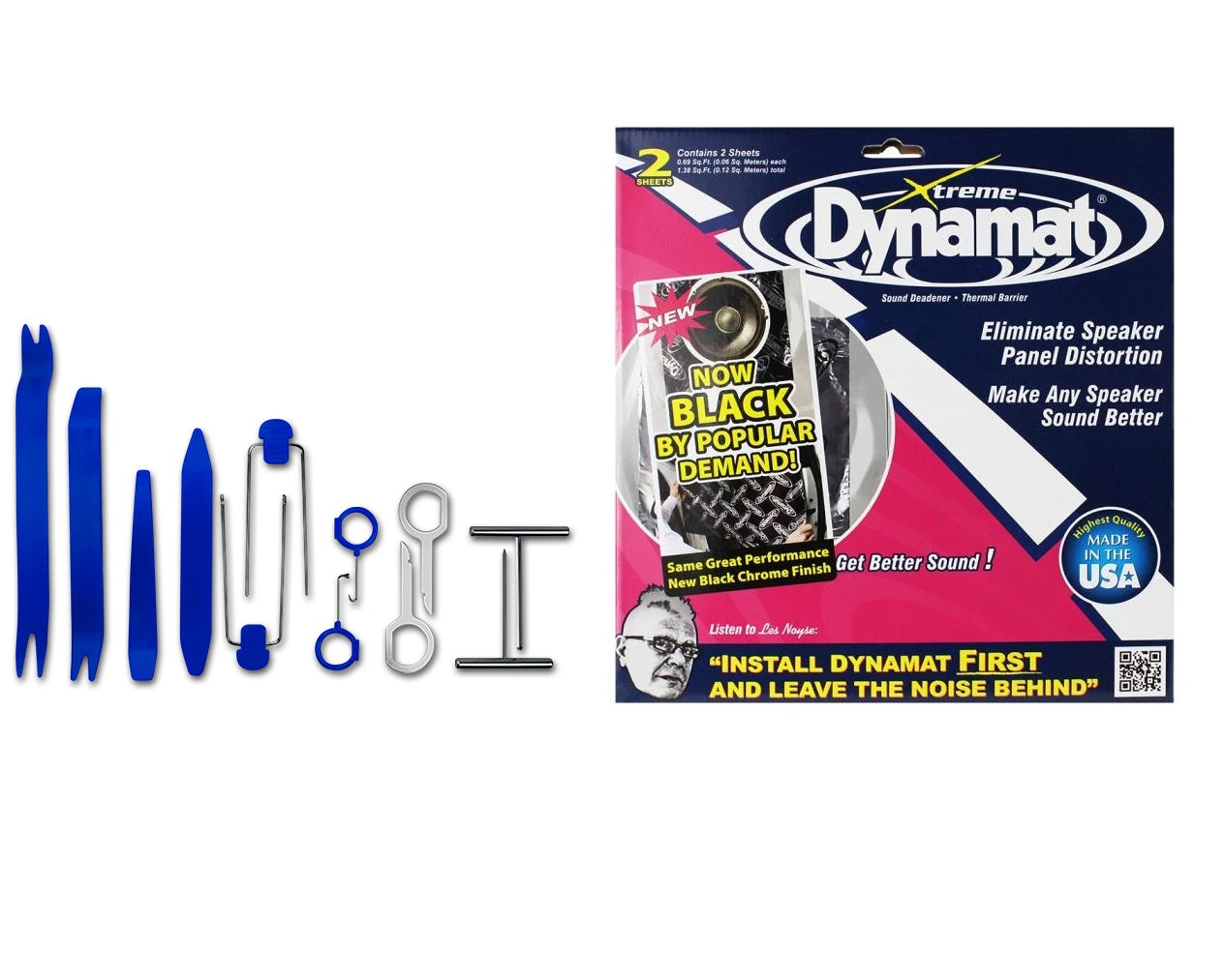 Dynamat Xtreme Speaker Kit + Panel Removal Tool Kit - 10415+10012 ...