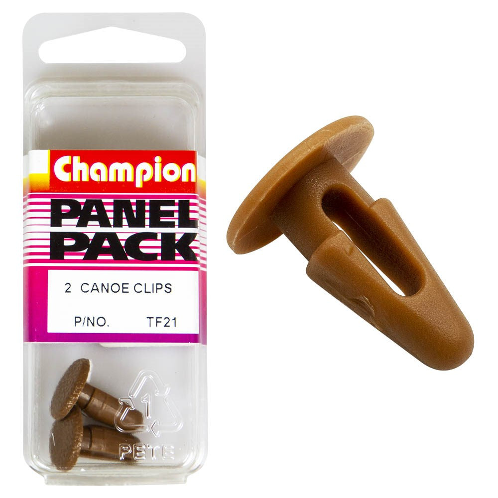 Champion Fasteners Canoe Clips (14mm Head, 16.8mm Length, to Suit 6.6-7 ...