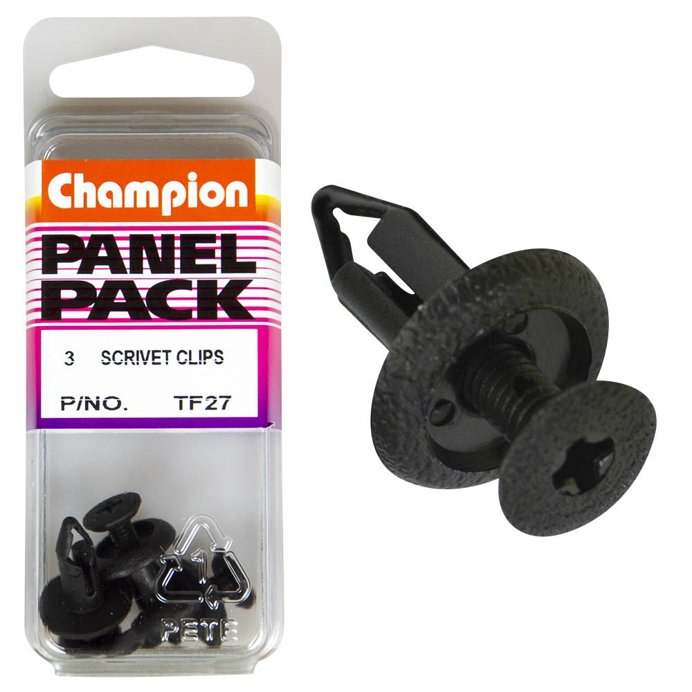 Champion Fasteners Scrivets (15mm Head, 18mm Length, to Suit 6mm Hole ...