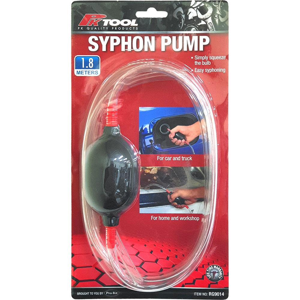 PKTool Rubber Bulb Syphon Pump - RG9014