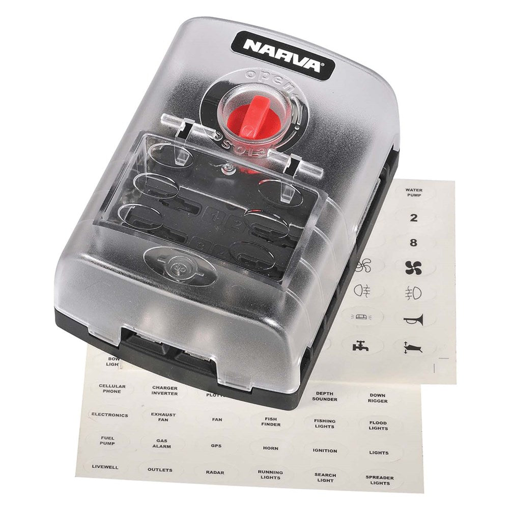 Narva 54446BL 6-Way Standard Ats Blade Fuse Or Plug-In Type Circuit ...