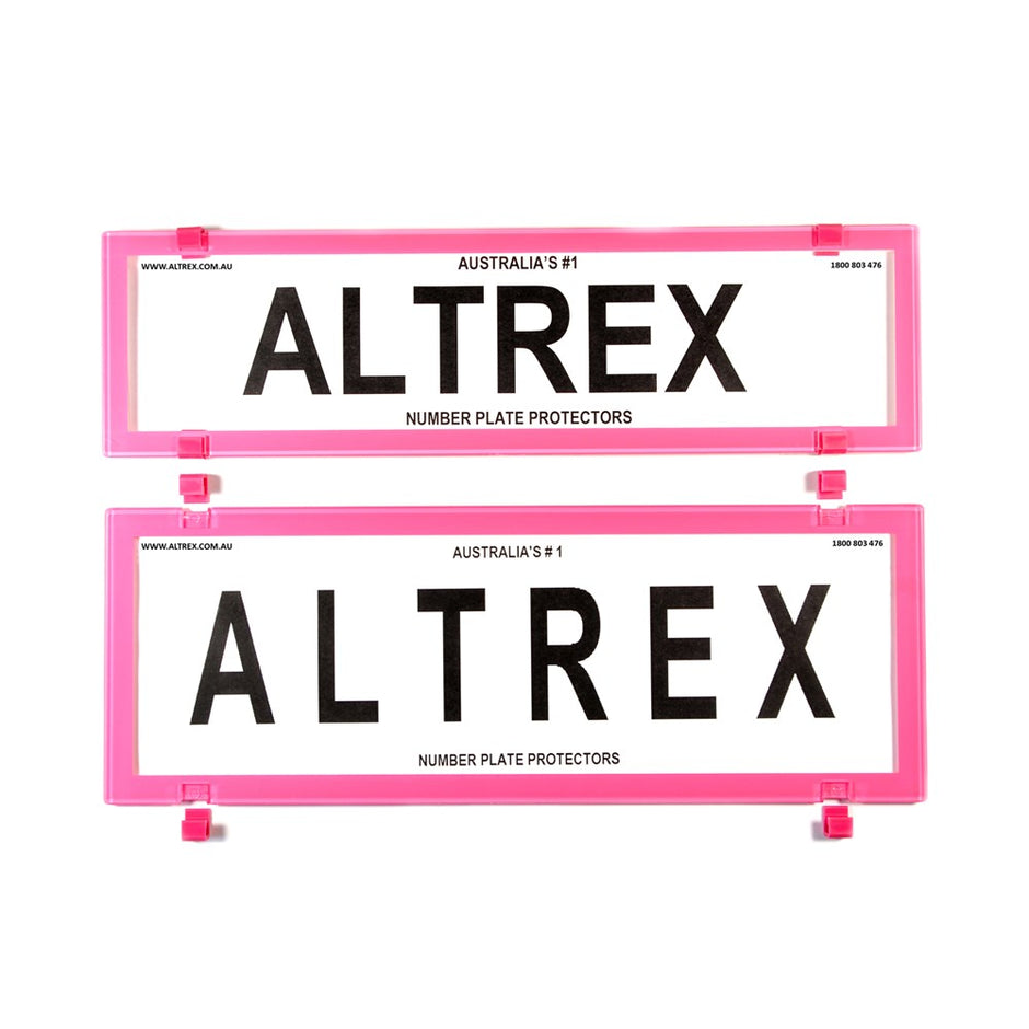 Altrex | Number Plate Protectors & Covers | Auto One