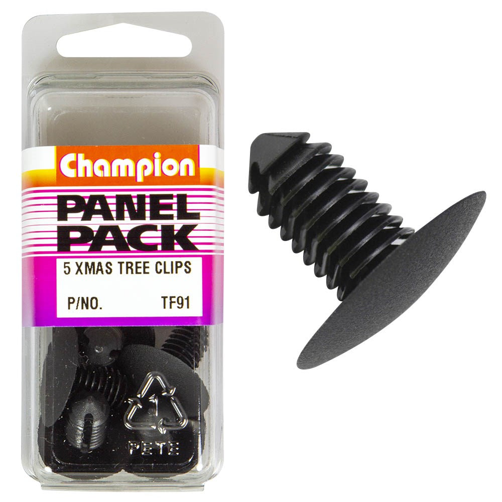 Champion Fasteners Christmas Tree Clips (24mm Head, 19mm Length, 10mm ...