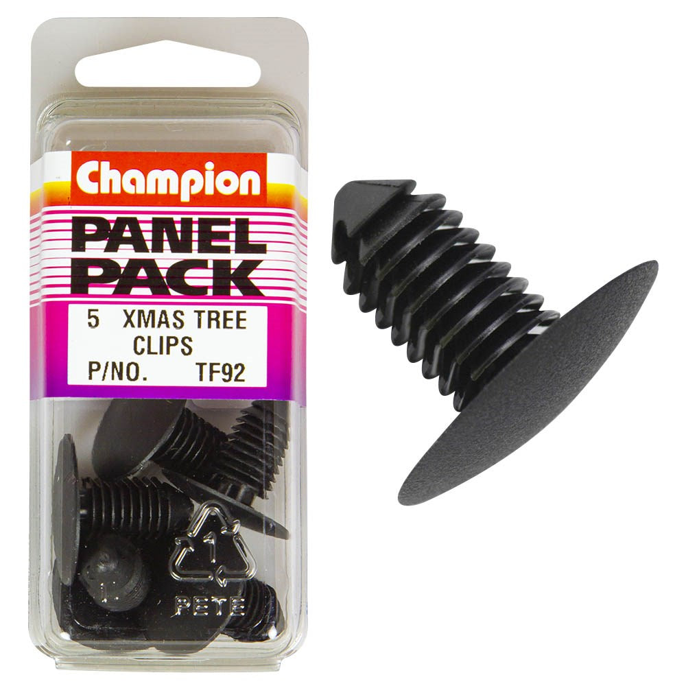 Champion Fasteners Christmas Tree Clips (25mm Head, 21mm Length, to ...