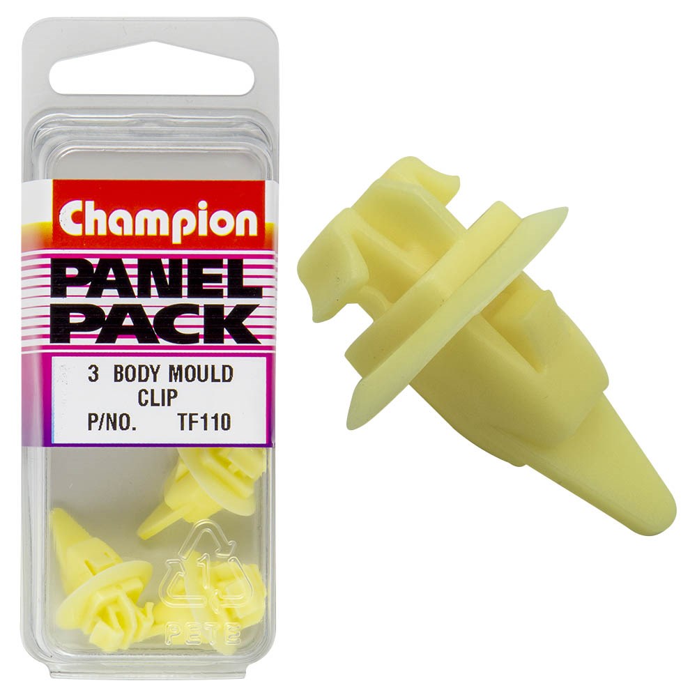 Champion Fasteners Body Mould Clips (17mm Head, 17mm Length) - Pack of ...