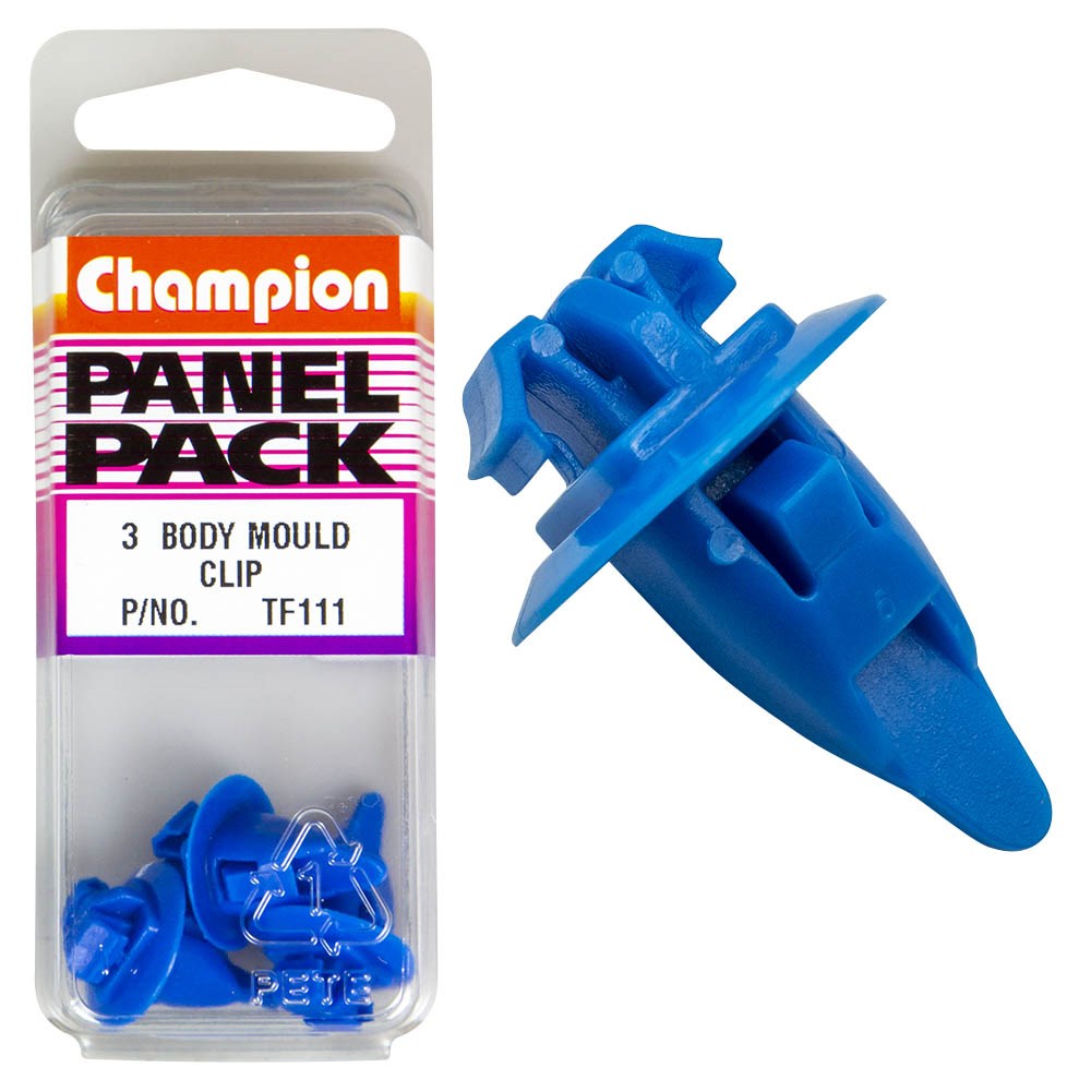 Champion Fasteners Body Mould Clips (17mm Head, 17mm Length) - Pack of ...