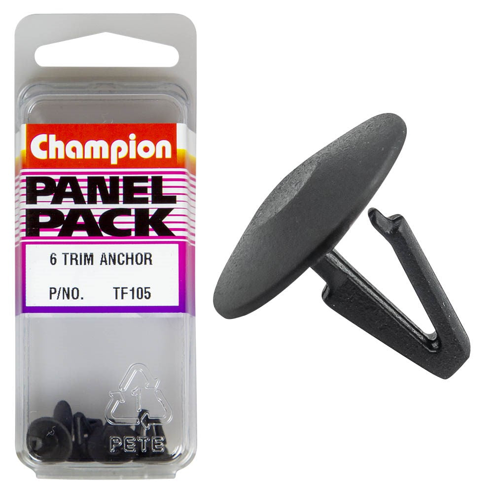 Champion Fasteners Trim Anchors (18-20-6mm Head, 34.6mm Length, 8mm ...