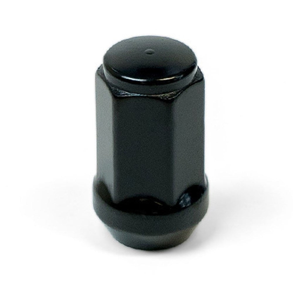 SAAS Single Wheel Nut - 40mm Length, Black, 1/2" Thread, Flat Head ...