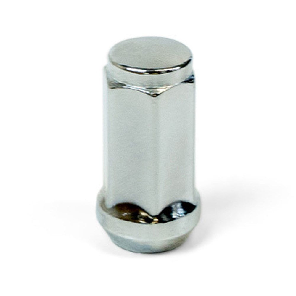 SAAS Single Wheel Nut - 45mm Length, Chrome, M14x1.5 Thread, Flat Head ...