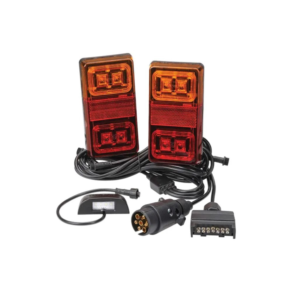 Narva 93560BL2 12V Model 35 LED Plug and Play Rectangular Trailer Lamp ...