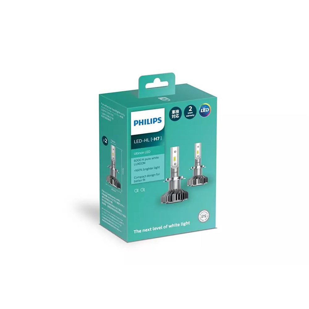 Philips 11972ULX2 Ultinon Compact Long Life H7 LED Retrofit Bulbs (Pair)