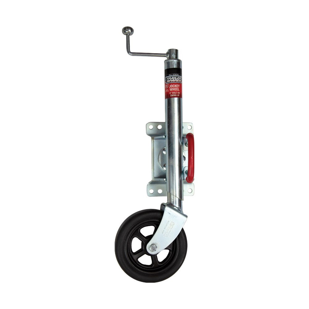 ASTSS 8inch Heavy Duty Jockey Wheel Mag Wheel Swivel U Bolt Clamp 750k