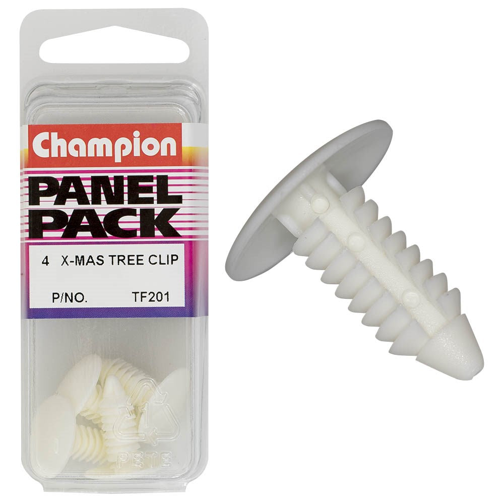 Champion Fasteners Christmas Tree Clips (17.5mm Head, 20mm Length, 8mm ...