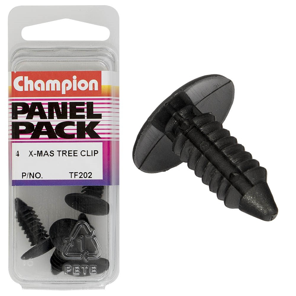Champion Fasteners Christmas Tree Clips (17.5mm Head, 20mm Length, 8mm ...