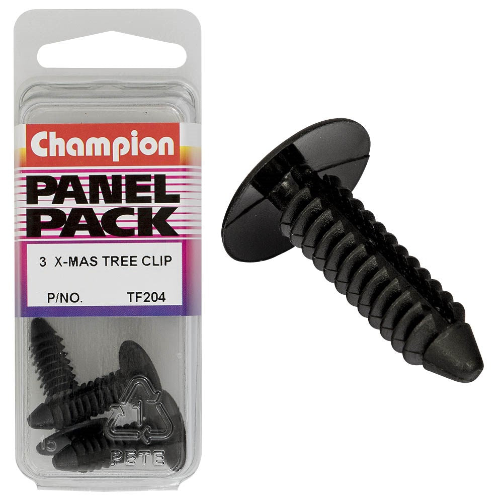 Champion Fasteners Christmas Tree Clips (17.5mm Head, 26mm Length, 8mm ...