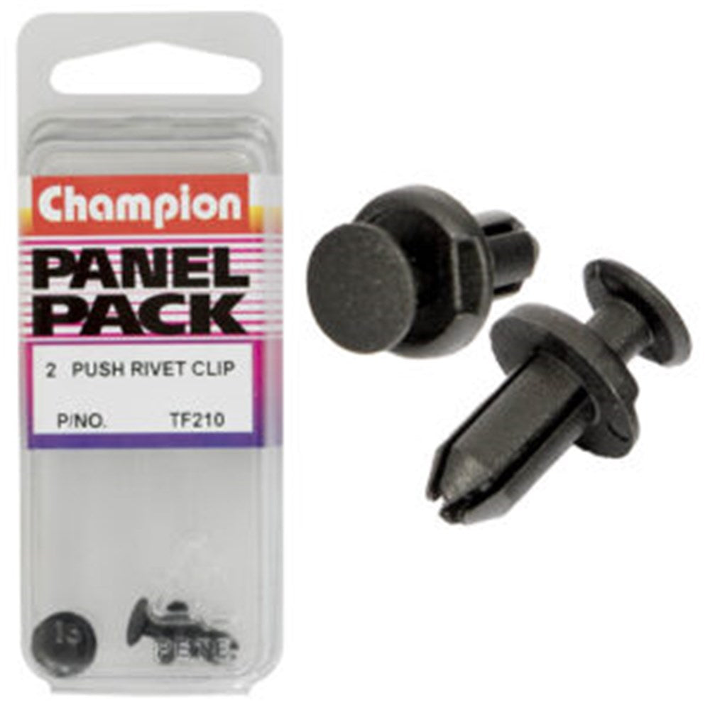 Champion Fasteners Push Rivets (9.7mm Head, 9.8mm Length, 4.9mm Stem ...