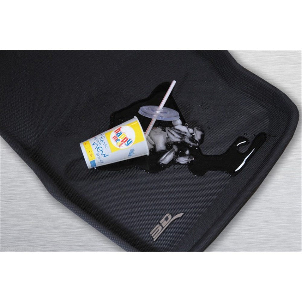 TruFit 3D Kagu Tailor Made Front and Rear Set of Black Rubber Floor Mats to Suit Isuzu D Max Dual Cab 2020 2023 3D IZDMAX20P4BK