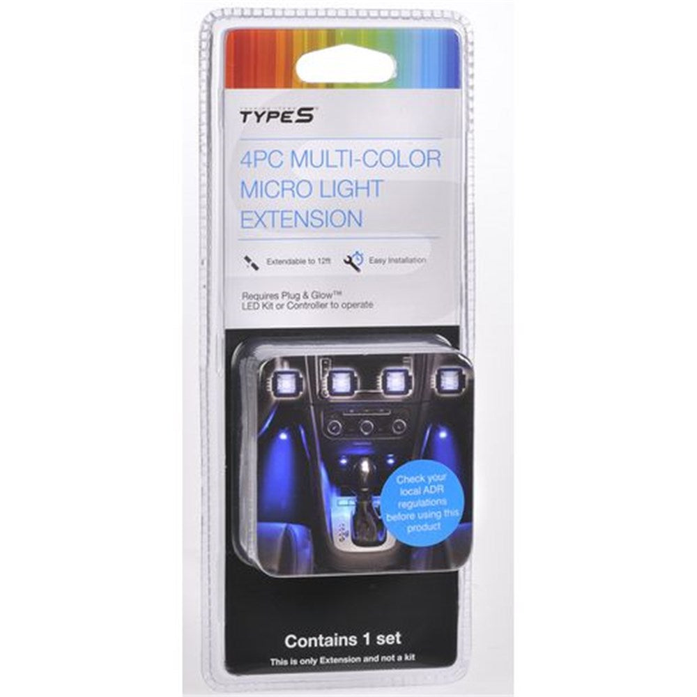 Type S GLM55259 4-Piece App Controlled Plug and Glow Interior Multi ...