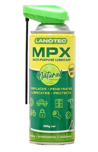 Lanotec MPX Multipurpose Lubricant and Penetrant Spray - 300g - MPX ...