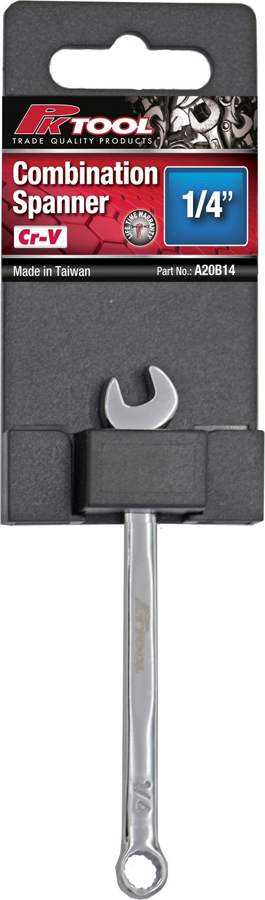 PKTool 1/4 inch Combination Spanner - A20B14 | Auto One