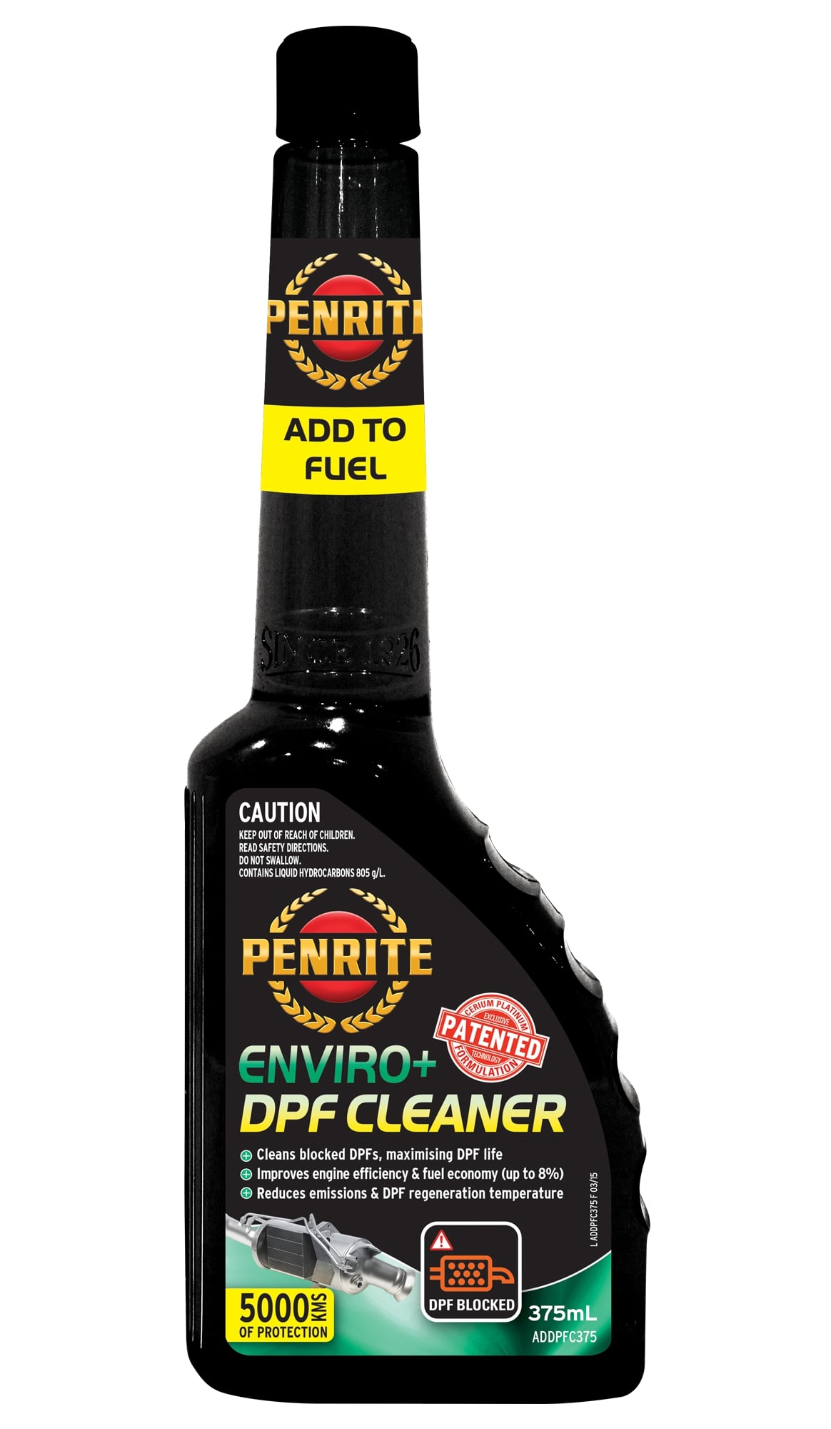Penrite Enviro+ Diesel Particulate Filter Cleaner Additive - 375mL ...