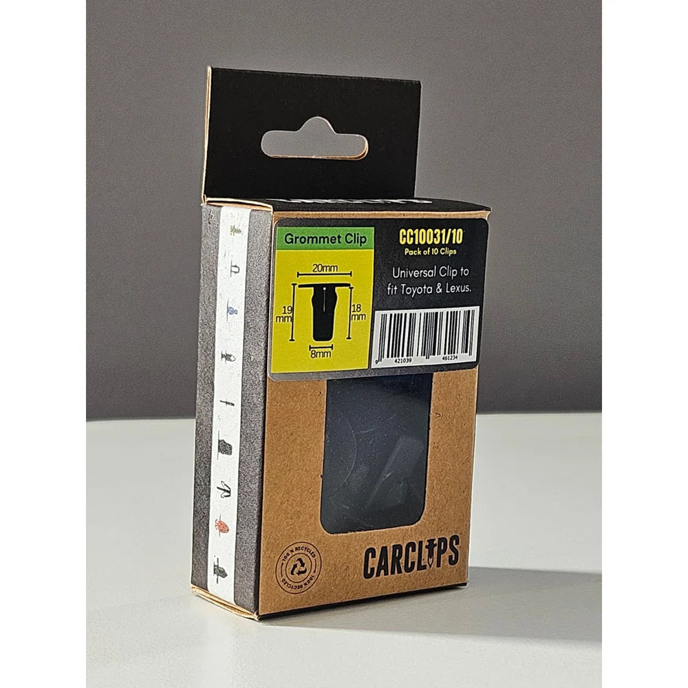 Carclips Wheel Well Fender Liner Grommet Clip - CC10031/10 | Auto One