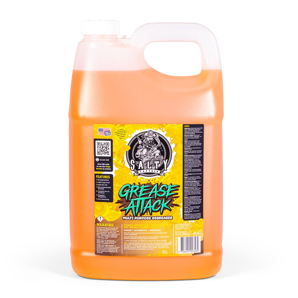 Salty Captain Grease Attack Multi-Purpose Degreaser and Cleaner - 5L ...