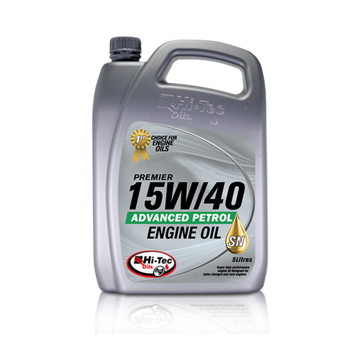 Hi-Tec Oils Advanced 15W-40 SL/CF Petrol Engine Oil - 5L - Hi1-2124-0005