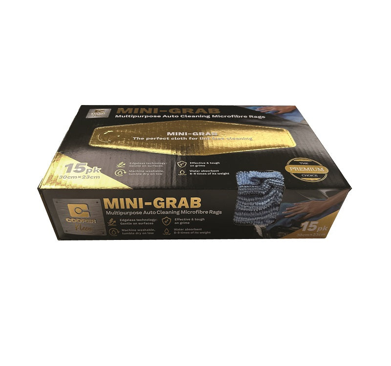 Cooper 15 pk Mini Grab Multipurpose Rags - Mini-grab | Auto One