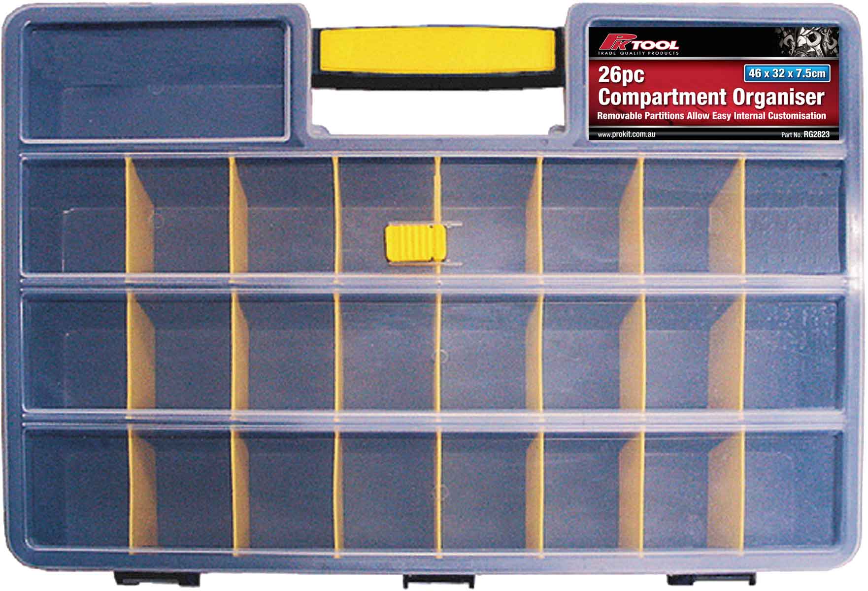 PKTool 26 Compartment Organizer Case - RG2823 | Auto One