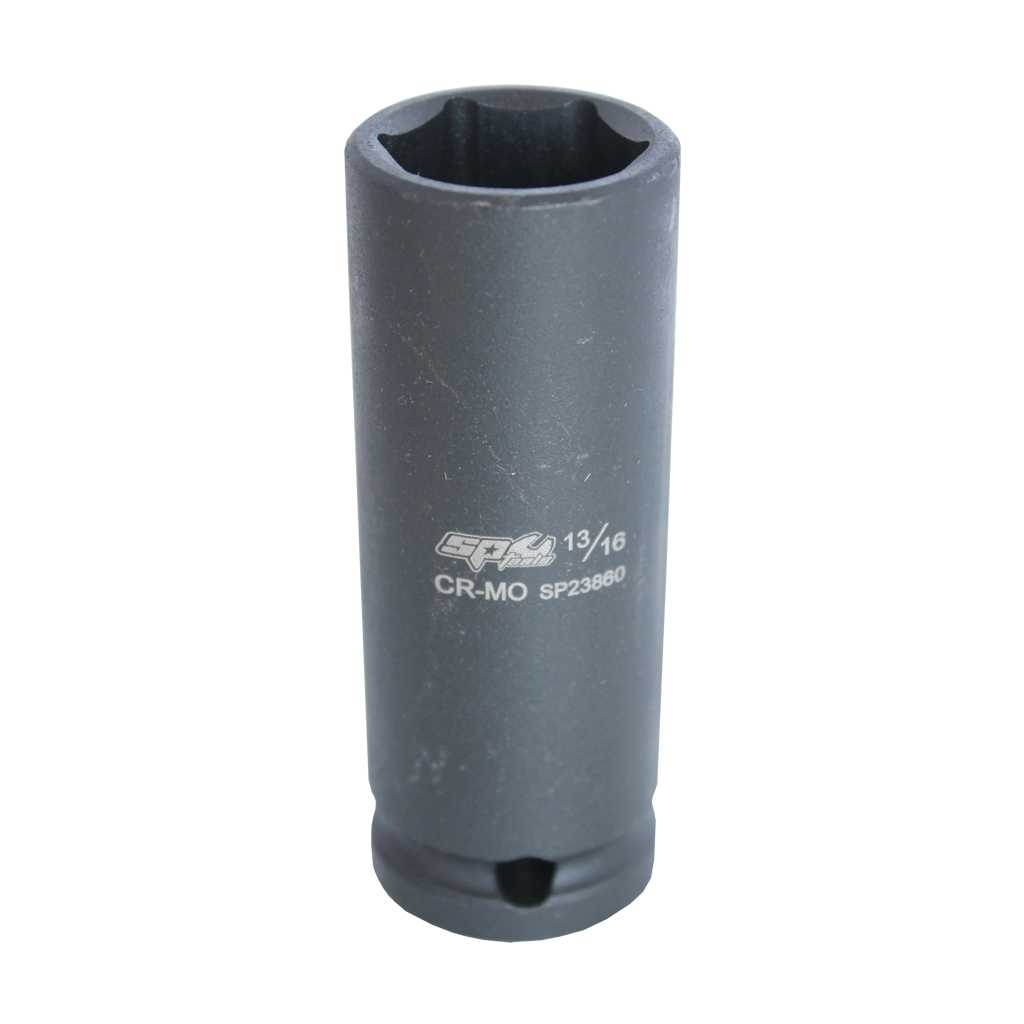 SP Tools 1/2 inch Dr Deep Impact Sockets - 6pt SAE - Individual, Size ...