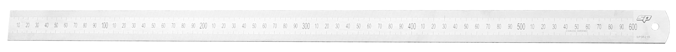 SP Tools Stainless Steel Rulers - Metric/SAE - Individual, Sizes: 600mm ...