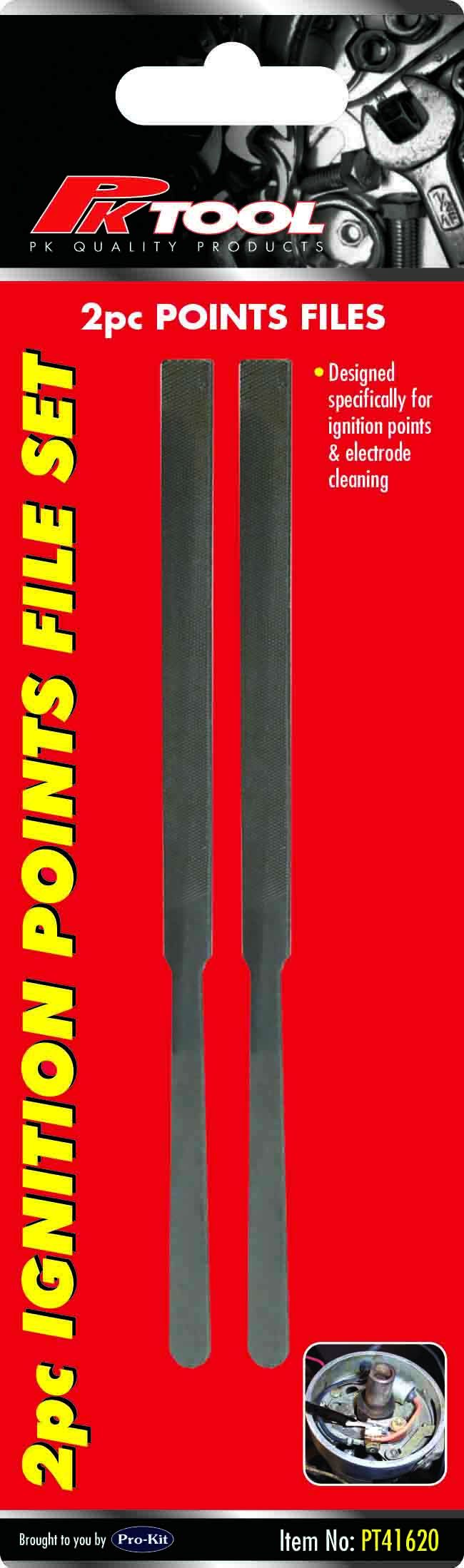 PKTool 2pc Points and Ignition File Set - PT41620 | Auto One