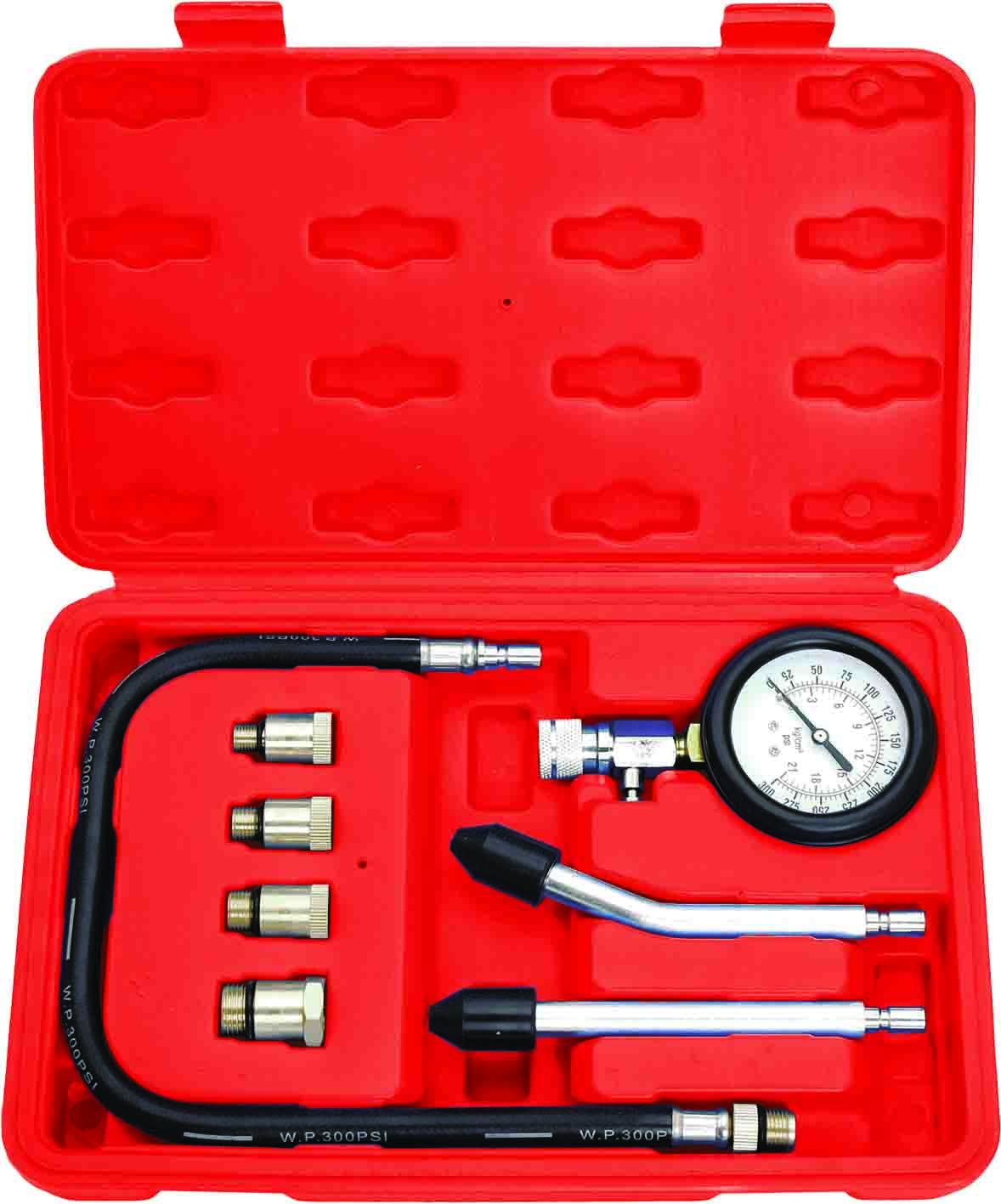 PKTool 8pc Petrol Engine Compression Tester Set - PT60201 | Auto One