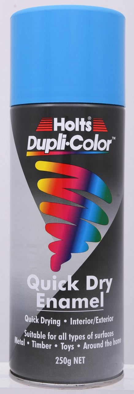 Dupli-Color Quick Dry Enamel Paint - Ocean Blue, 250g - CQDE12